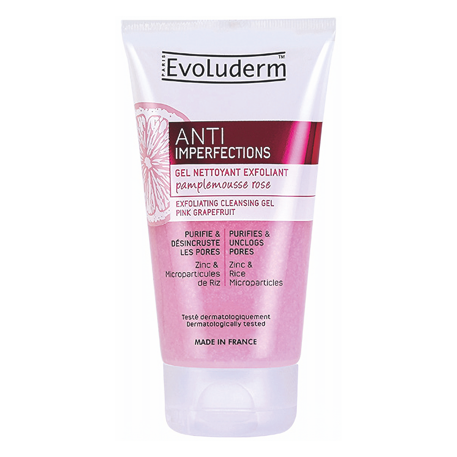 Evoluderm Anti-Imperfections Exfoliating Cleansing Gel – Natural Indulgence